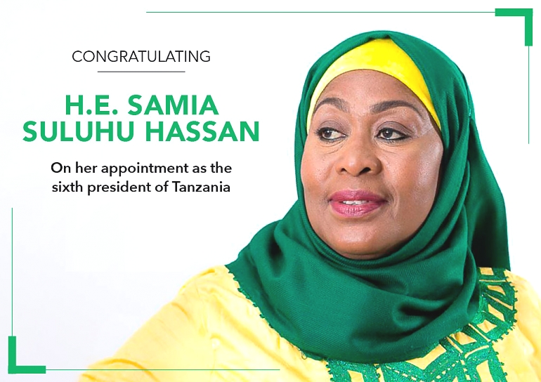 Congratulation H.E. President Samia Suluhu Hassan | Tanzania High ...